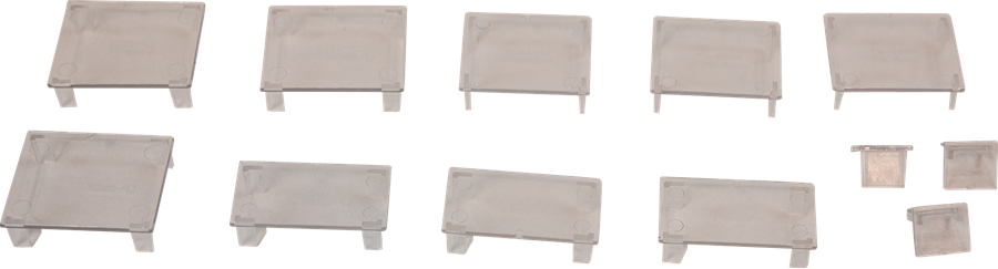 Optix Wall Profile Cover Caps