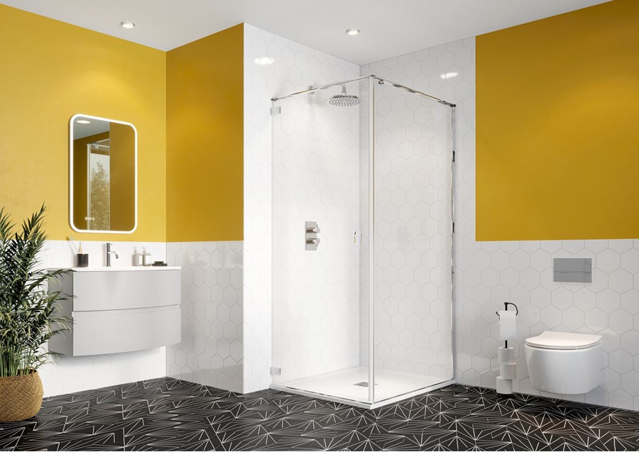 Svelte Bracing Bar Wall Mount Door& Side