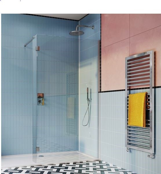 Design+ Double Sided Walk In Shower Enclosure