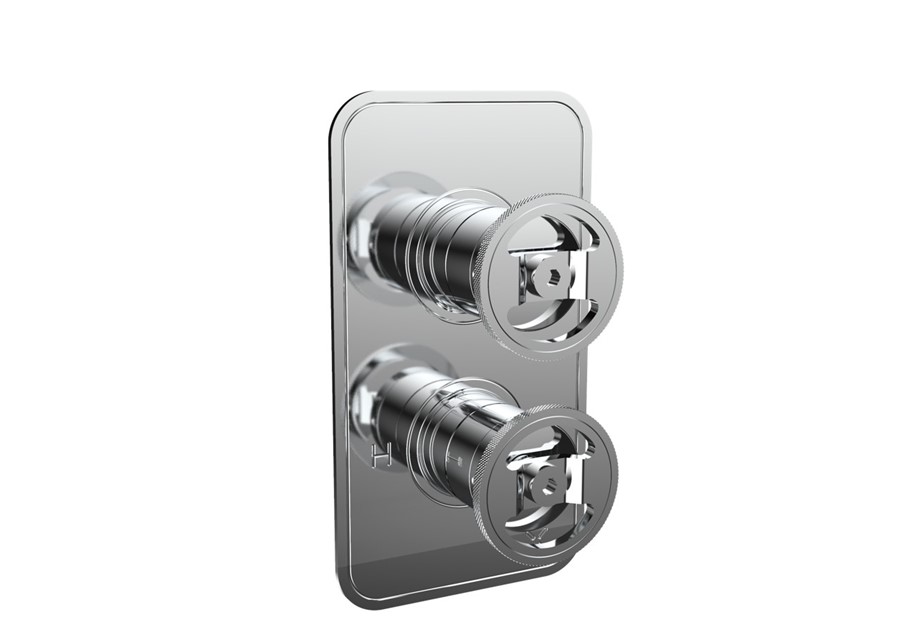 UNION Thermostatic Shower Valve with 2 Way Diverter Multi-flow Wheel ...