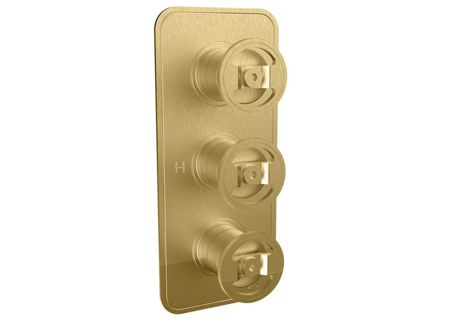 UNION Thermostatic Shower Valve with 3 Way Diverter Wheel Control