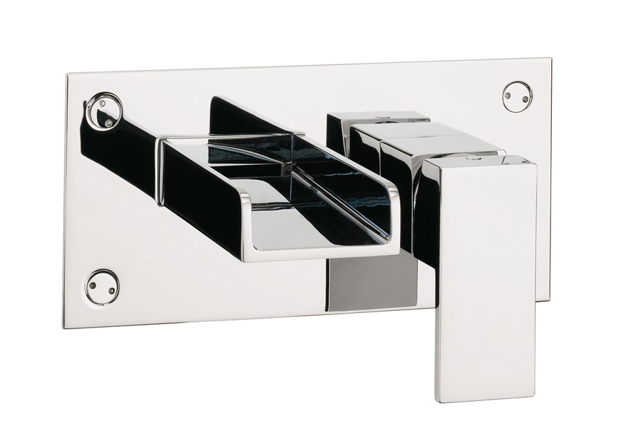 Water Square Basin 2 Hole Set